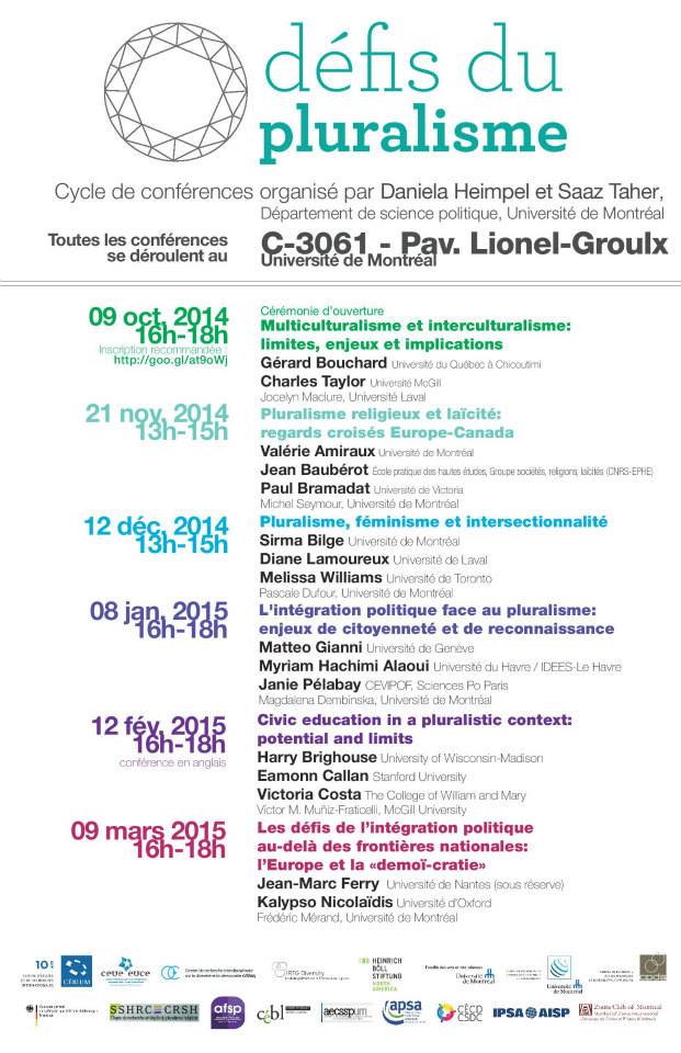 Cycle de conférence “Les défis du pluralisme” | Valérie Amiraux